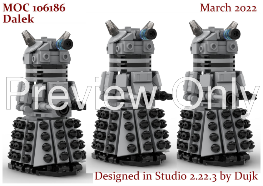 LEGO MOC Dalek by Dujk | Rebrickable - Build with LEGO