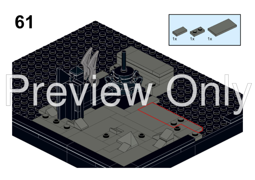 LEGO MOC Midi Scale Barad Dur moc by Dopey1479 | Rebrickable - Build with LEGO