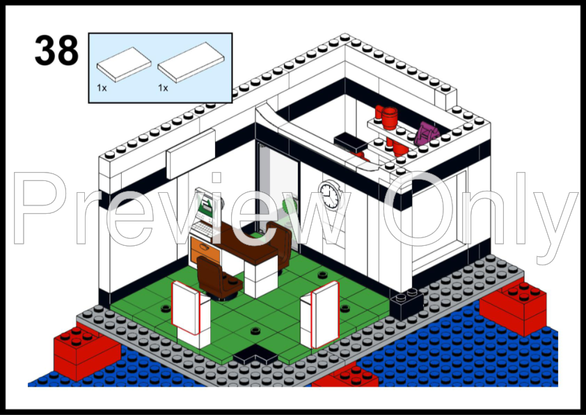 LEGO MOC Underground Station Module #1 by Legofan21 | Rebrickable ...