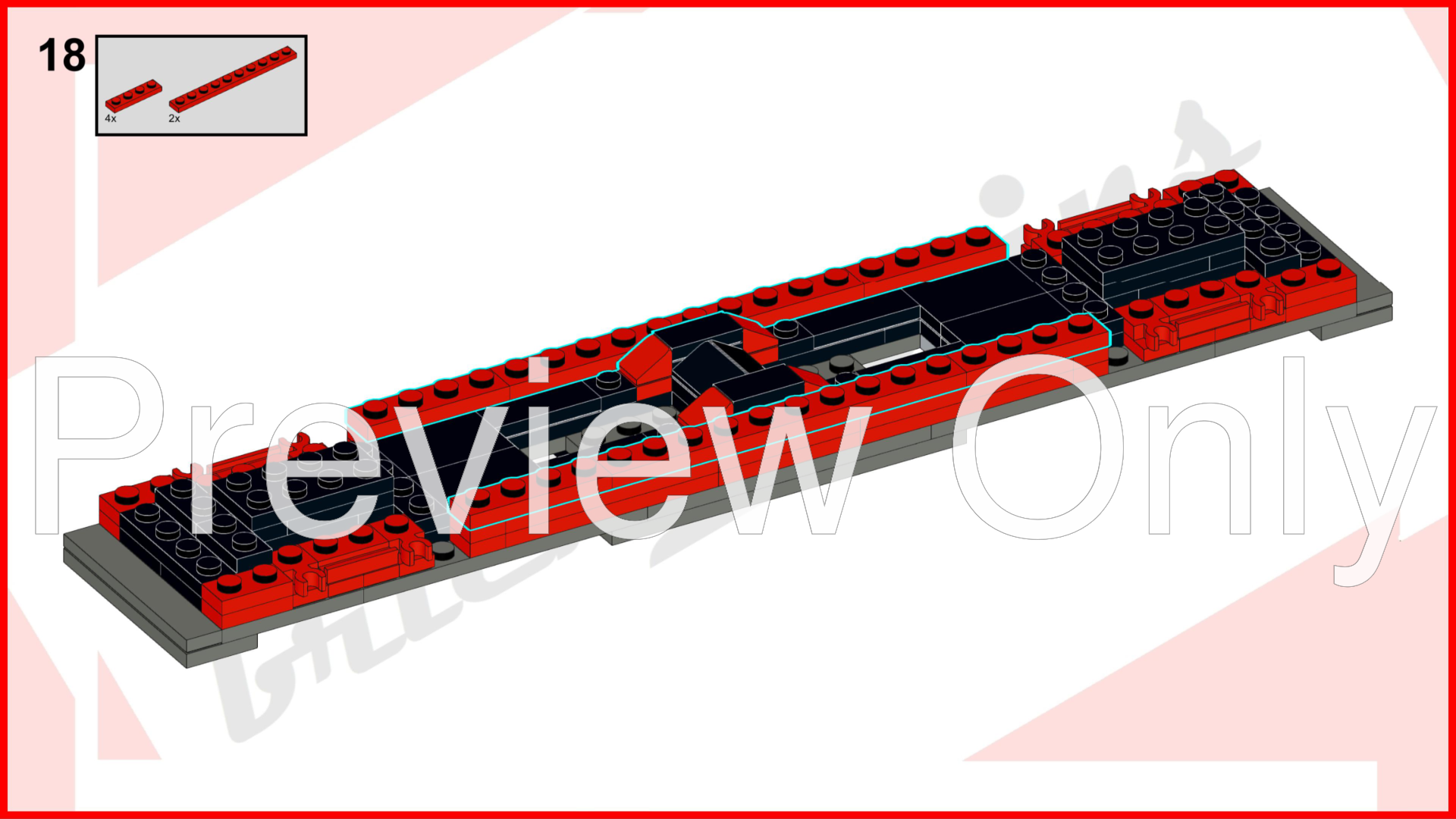 LEGO MOC Baureihe 180 in verkehrsrot von der Deutschen Bahn by brick ...