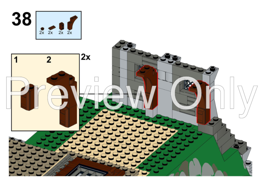 LEGO MOC Falcon Knight's Castle by Rauy | Rebrickable - Build with LEGO