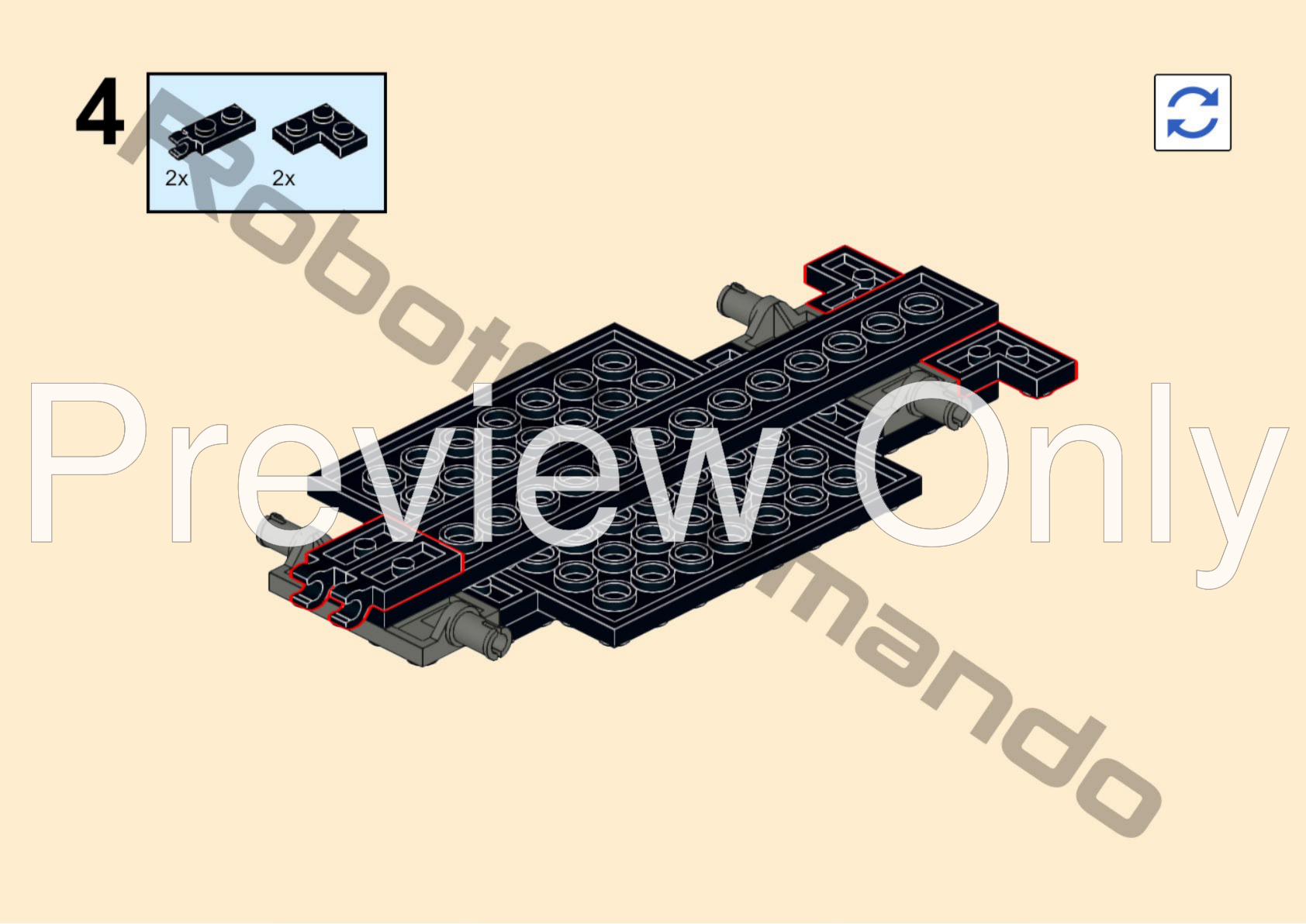 LEGO MOC Humvee M998 HMMV by RobotCommando | Rebrickable - Build with LEGO