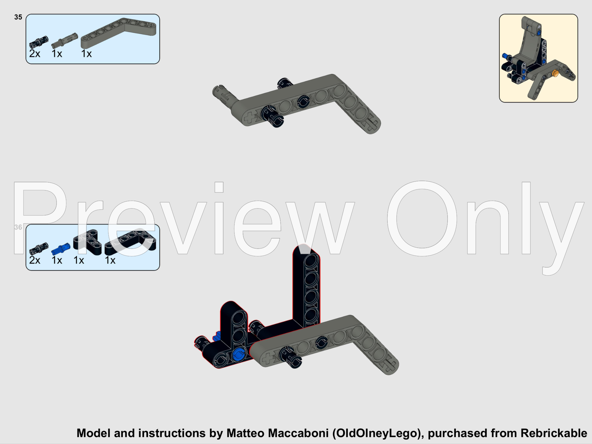 LEGO MOC Mercedes-Benz SK 1748 by OldOlneyLego | Rebrickable - Build ...