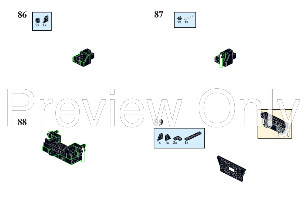 LEGO MOC EMD SD70Ace CONRAIL by Barduck | Rebrickable - Build with LEGO