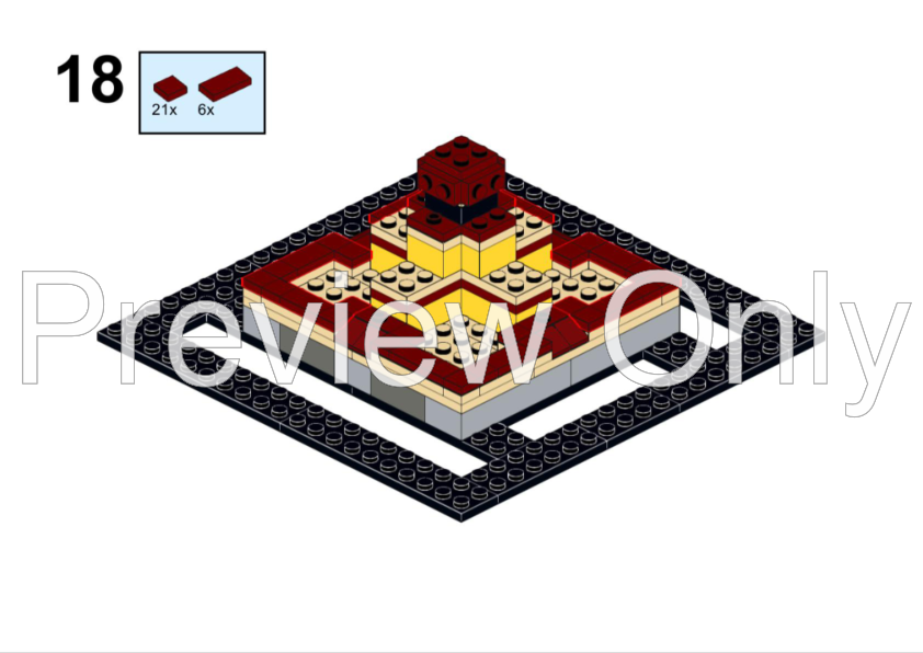 LEGO MOC 1/500 Series: Mayan Temple of Kukulcan (El Castillo); Chichén ...