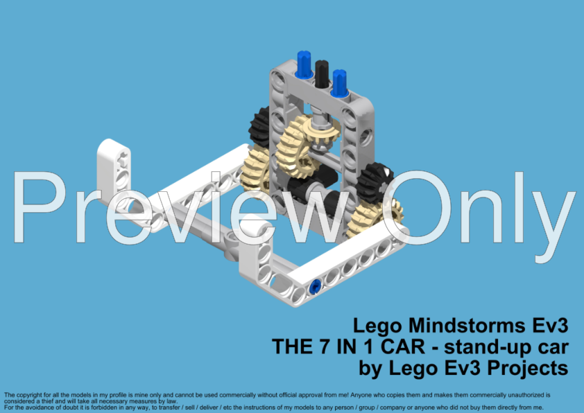 LEGO MOC Lego Ev3 The 7 in 1 Car by legoev3projects | Rebrickable ...