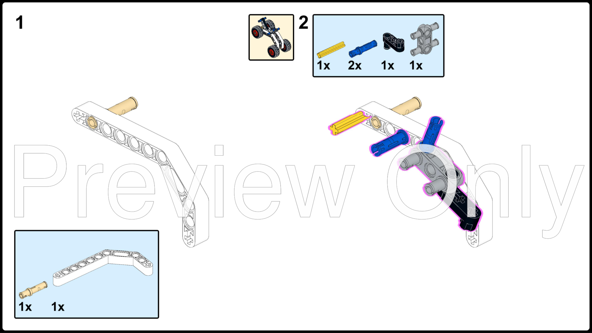 LEGO MOC 42116 12+1 bundle by kostq | Rebrickable - Build with LEGO