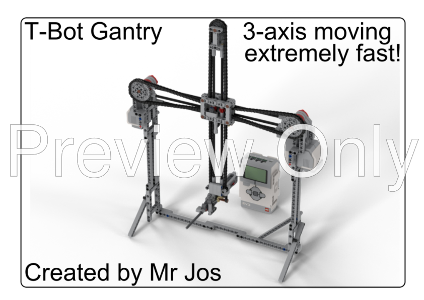 LEGO MOC T Bot Gantry - 3 axis superfast robot by Mr_Jos | Rebrickable ...