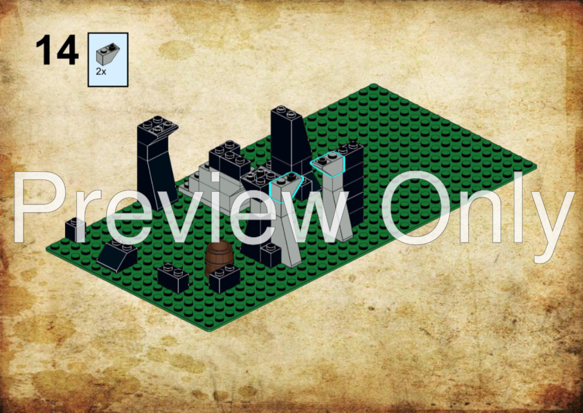 LEGO MOC Watchtower barracks - Lego 6085 alternate build 3 by n2brick ...