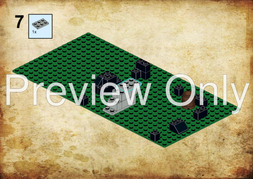 LEGO MOC Watchtower barracks - Lego 6085 alternate build 3 by n2brick ...