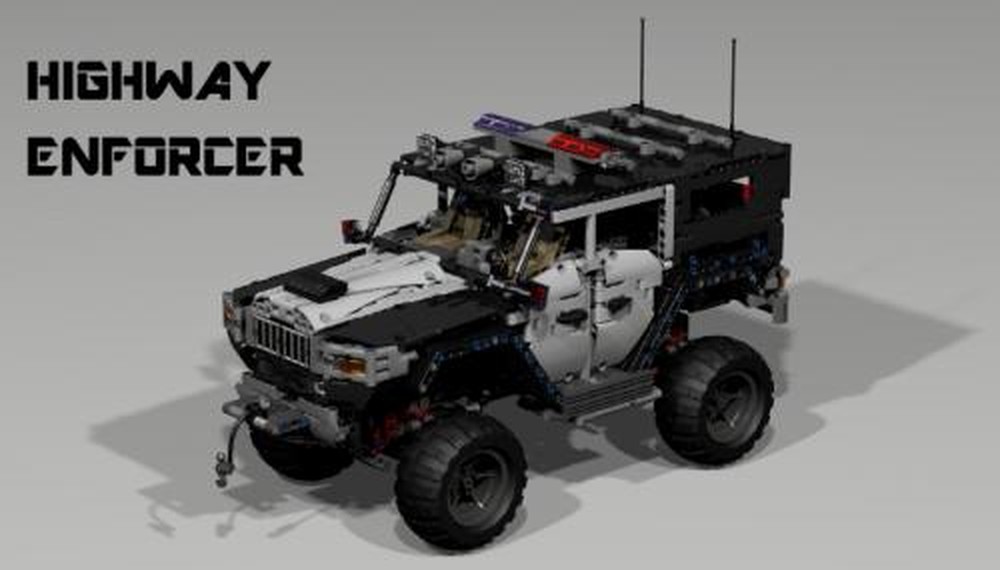 LEGO MOC HIGHWAY ENFORCER by conv-crazy_1993 | Rebrickable - Build with ...