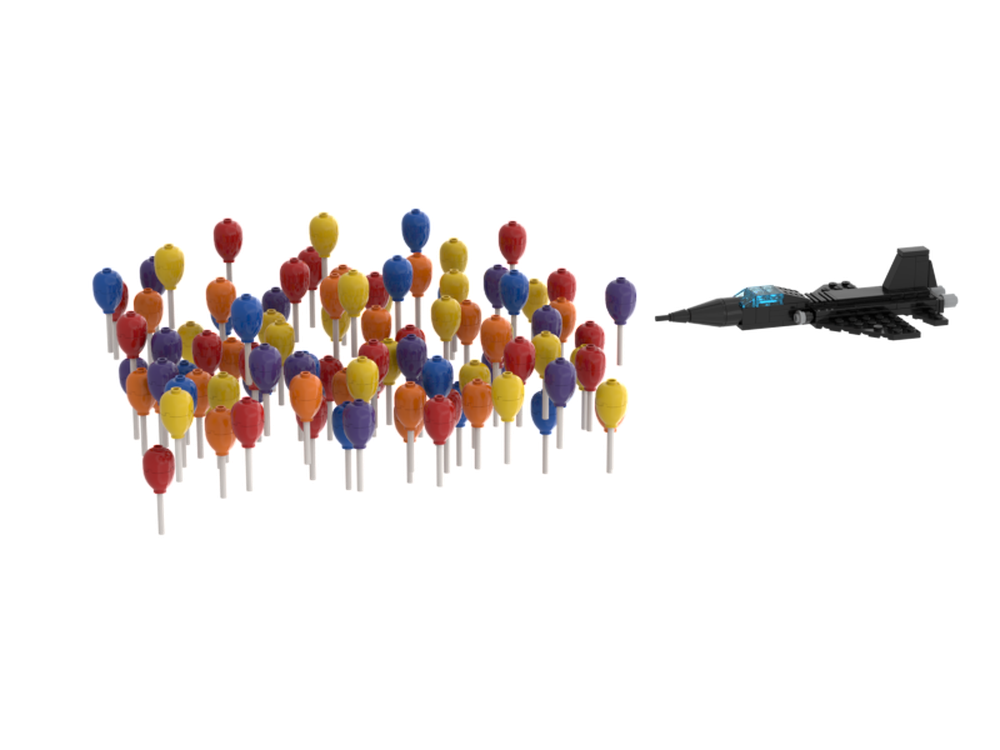 LEGO MOC 99 Luftballons (99 by eisi77 | Rebrickable - Build with LEGO