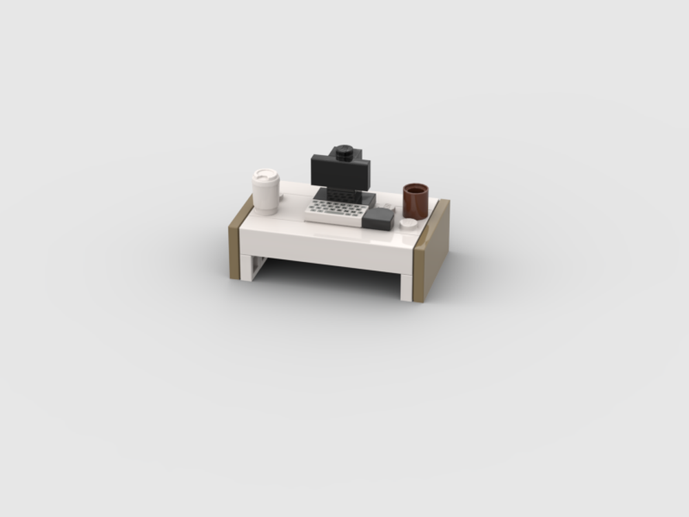 LEGO MOC classy office desk by matthews_mocs | Rebrickable - Build with ...