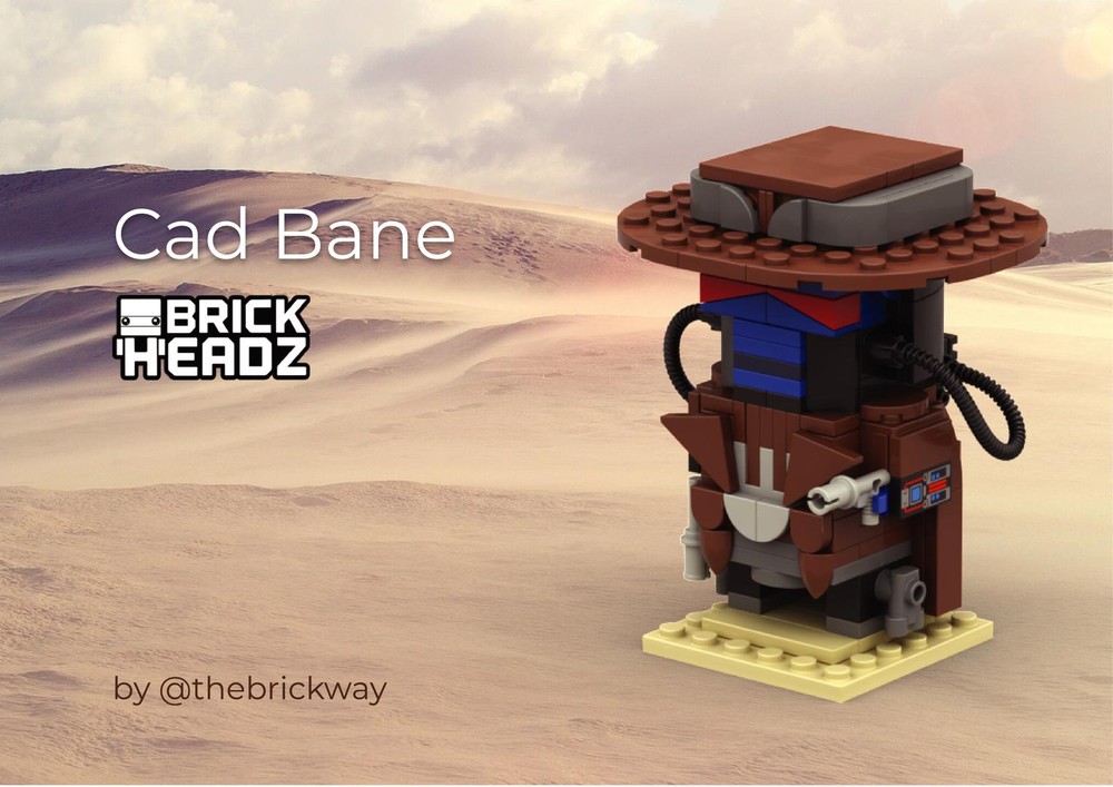 LEGO MOC Cad Bane Brickheadz by thebrickway | Rebrickable - Build with LEGO
