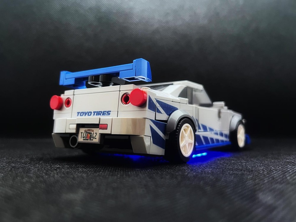 LEGO MOC Nissan Skyline GT-R R34 from 2 Fast 2 Furious by madspacer ...