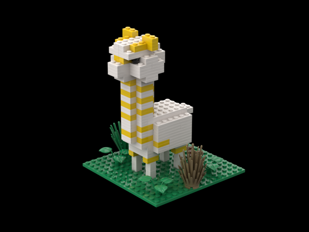 LEGO MOC Alpaca by gvrmakes | Rebrickable - Build with LEGO