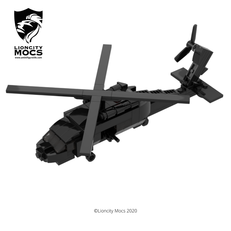 LEGO MOC UH-60 Blackhawk Helicopter Mini MOC by Lioncity Mocs ...