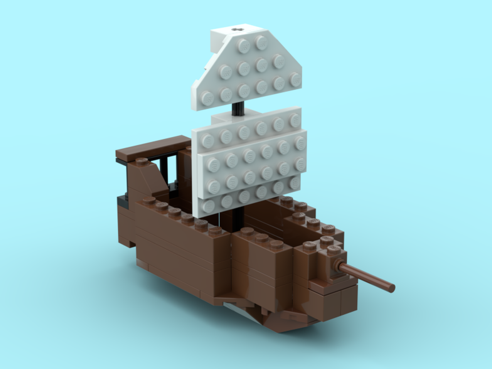 LEGO MOC Micro-scale ship by Silm4ril | Rebrickable - Build with LEGO