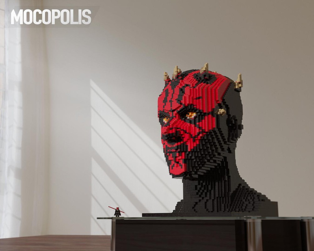 Darth Maul Lego Bust