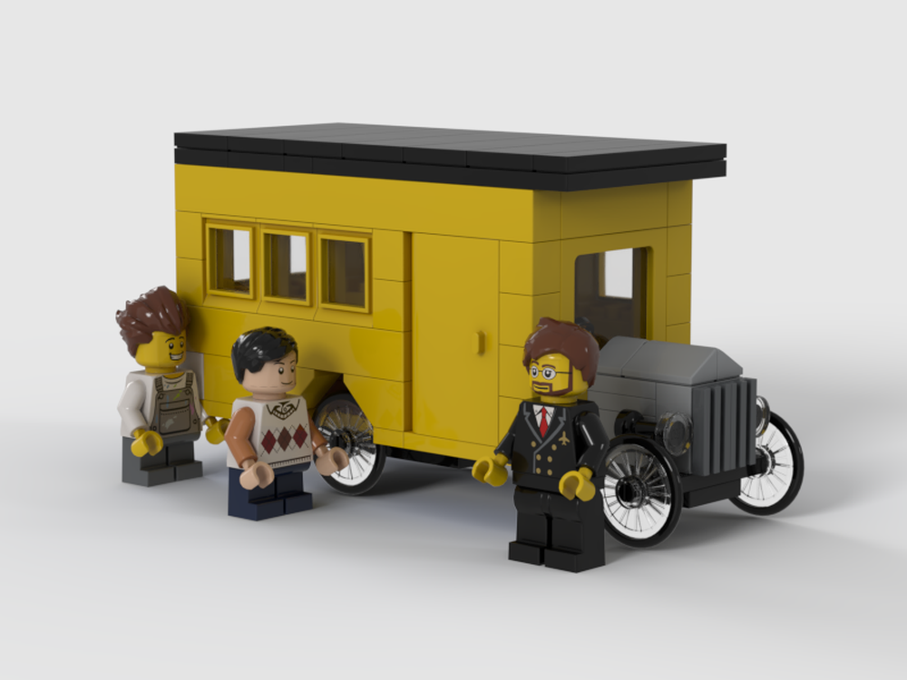 LEGO MOC Vintage School Bus by Saint_Ceadda | Rebrickable - Build with LEGO