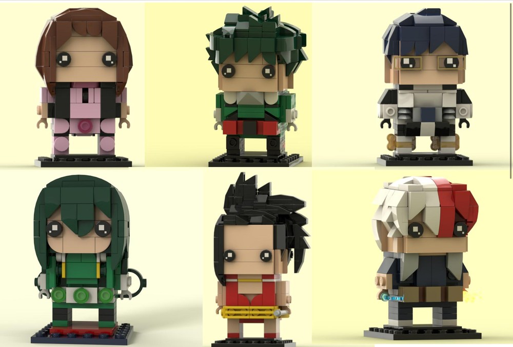 LEGO MOC My Hero Academia BrickHeadz Bundle - Class 1-A by NinjaChips20 ...