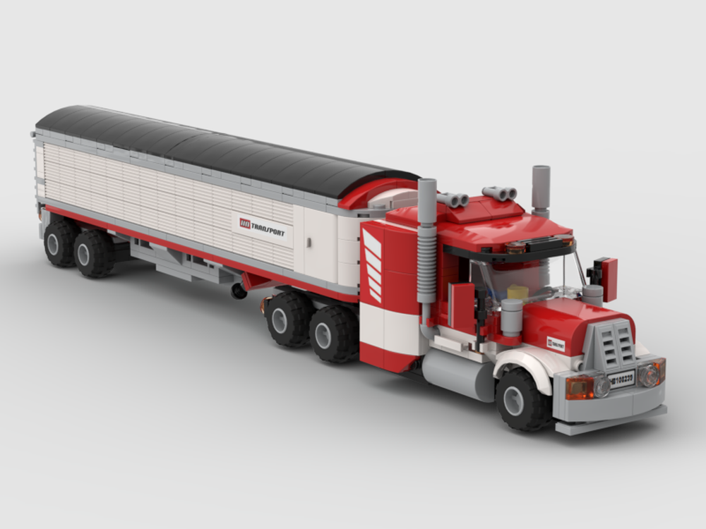 LEGO MOC Transport Truck & Grain Hopper Trailer by HaulingBricks ...