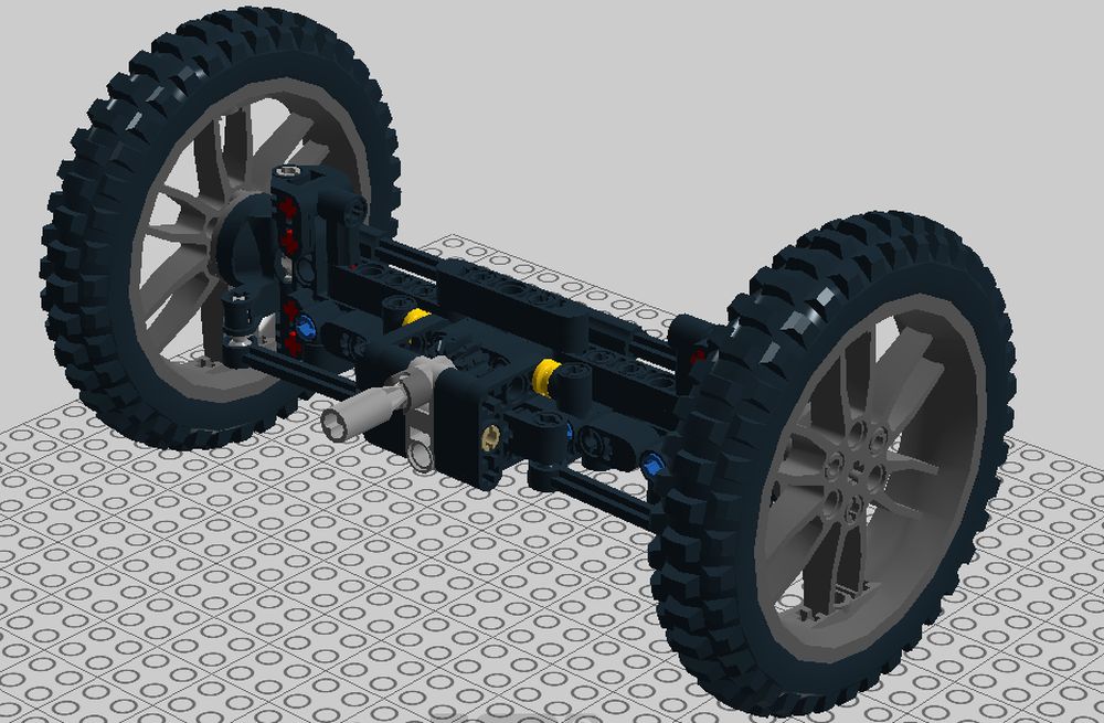 LEGO MOC T ford style front axle by Jsp | Rebrickable - Build with LEGO