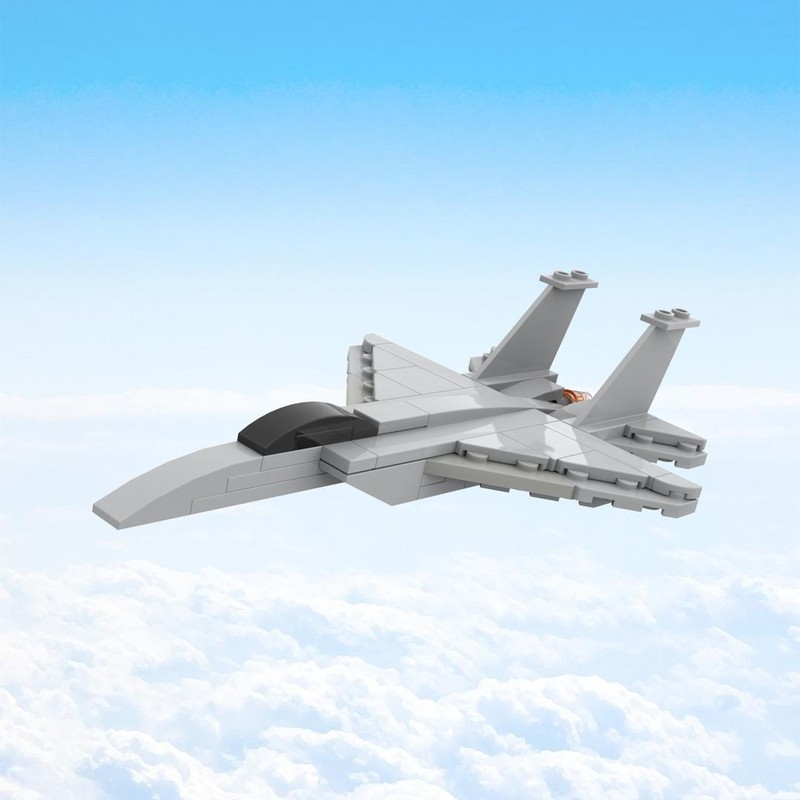 LEGO MOC F-15 Eagle (AF001) by LtOctoroc | Rebrickable - Build with LEGO