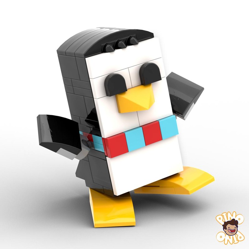 LEGO MOC Motivational Penguin by pino_creations | Rebrickable - Build ...