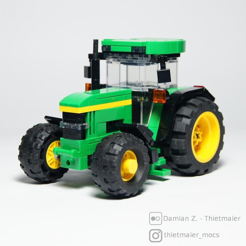 LEGO MOC John Deere 7710 - tractor by thietmaier_mocs | Rebrickable - Build with LEGO