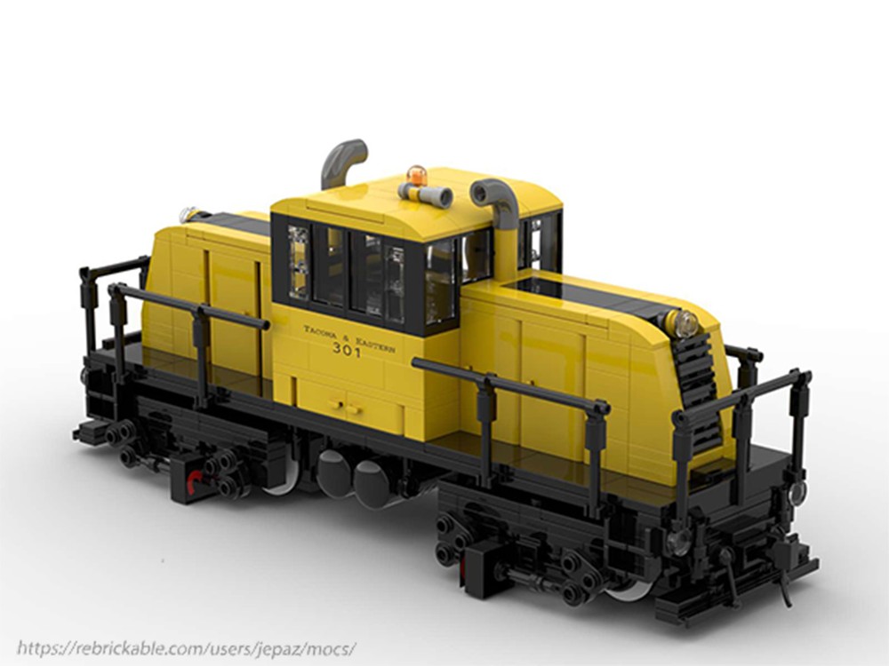 LEGO MOC Tacoma and Eastern GE 45 Ton Switcher by jepaz | Rebrickable ...