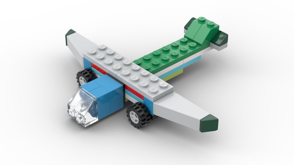 LEGO MOC 10696 Plane by Lenarex | Rebrickable - Build with LEGO