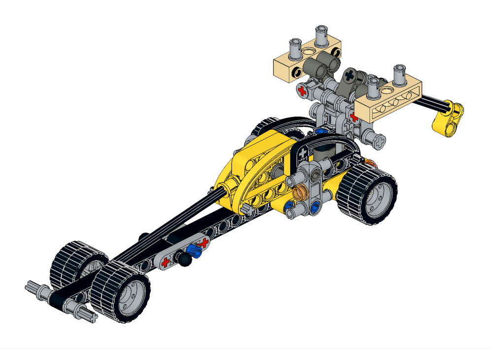 LEGO MOC Dragster by NARP | Rebrickable - Build with LEGO