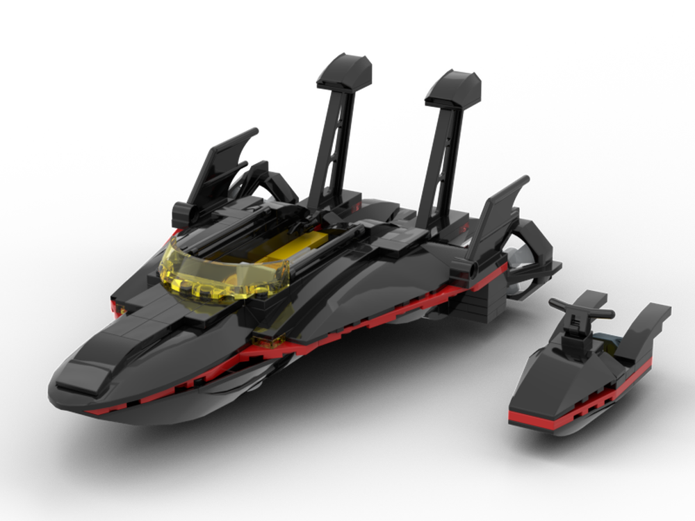 LEGO MOC Batboat 1 by CJBricked | Rebrickable - Build with LEGO
