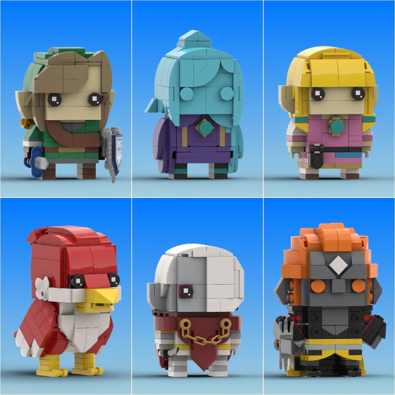 LEGO MOC The Legend of Zelda: Skyward Sword Brickheadz BUNDLE by ...