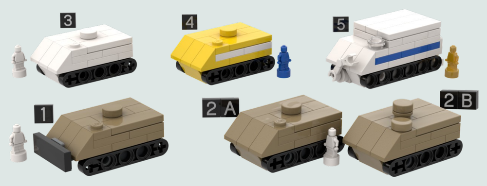 LEGO MOC NASA M113 rescue vehicles and XHRV-1 by Kaero | Rebrickable ...