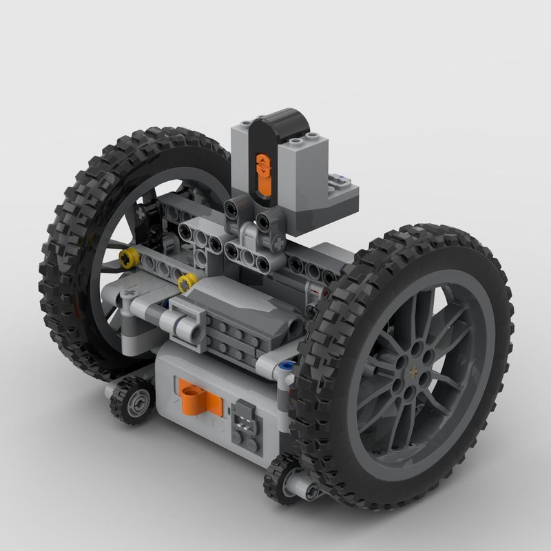 LEGO MOC RC Two Wheel Vehicle by NEM0 | Rebrickable - Build with LEGO