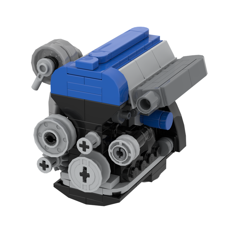 LEGO MOC Toyota 2JZ GTE Engine by lego.engines | Rebrickable - Build ...