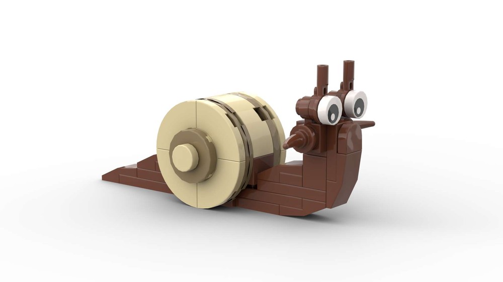 LEGO MOC Snail (for kids) by barsim70 | Rebrickable - Build with LEGO