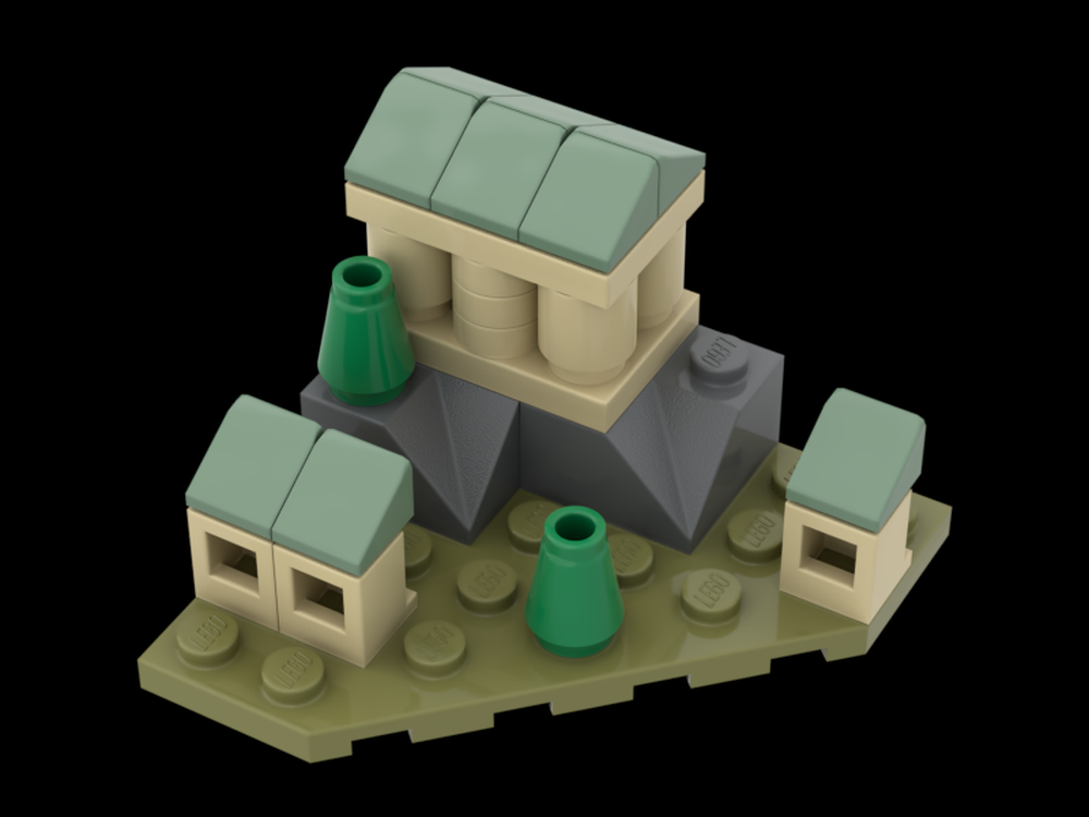 LEGO MOC 30435 Greek Temple by PocMoc | Rebrickable - Build with LEGO