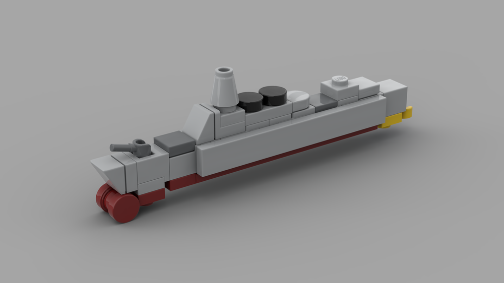 LEGO MOC MINI PLAN Type-055 destroyer. NATO reporting name：Renhai-class ...