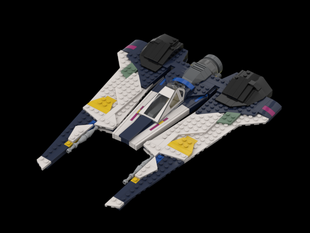 LEGO MOC Fang Fighter by LSWfiend | Rebrickable - Build with LEGO