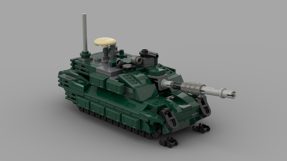LEGO MOC Challenfer-II Main Battle Tank 1/72 by FlowerHUA | Rebrickable ...