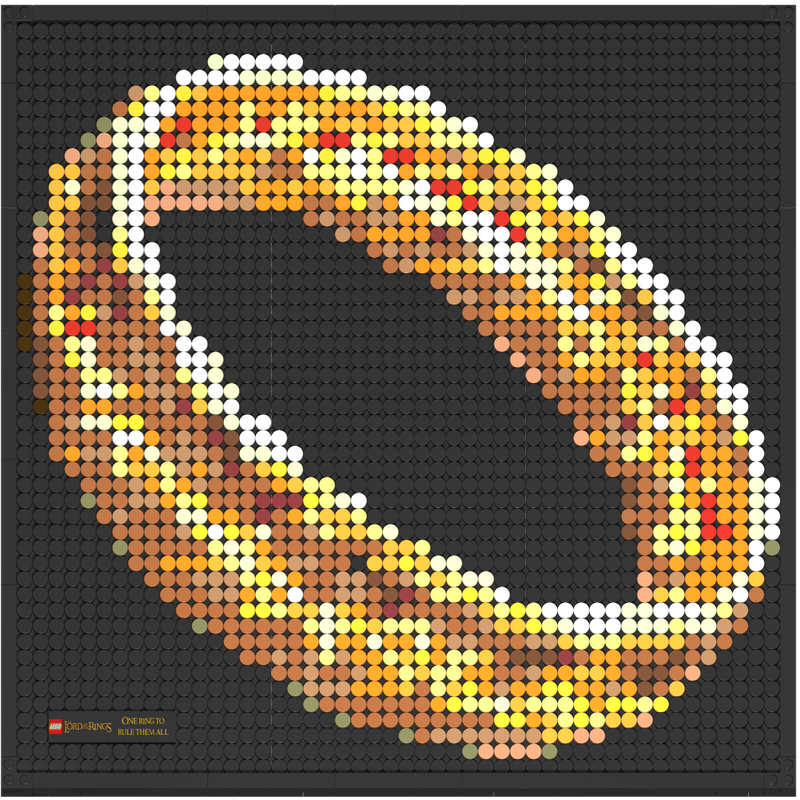 LEGO MOC The One Ring by Back 2 Brick | Rebrickable - Build with LEGO