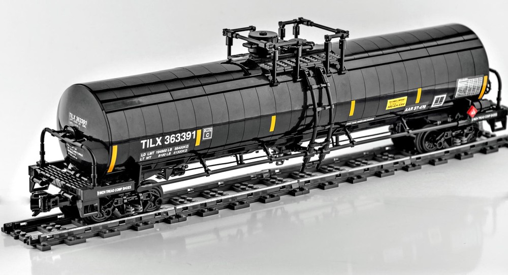 LEGO MOC Trinity Rail 30,300 Gallon Tank car (1:38) by MasterBuilderKTC ...