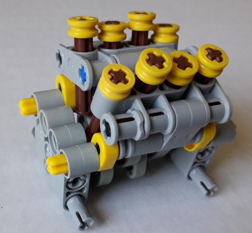 LEGO MOC compact V8 for set 42123 by TechToth | Rebrickable - Build ...