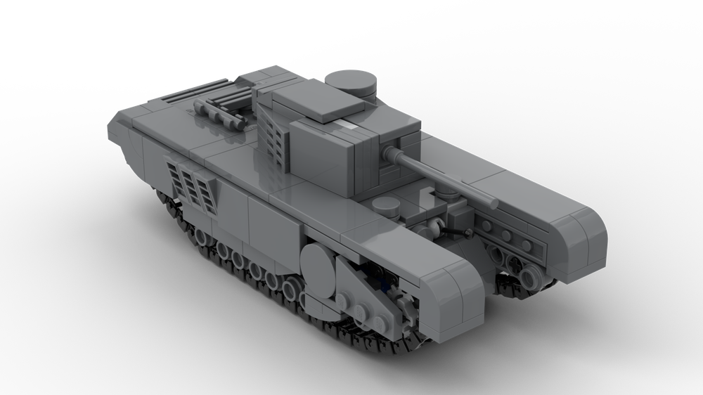 LEGO MOC Churchill Mk VII (Minifig Scale 1:42) by Qwinter | Rebrickable ...