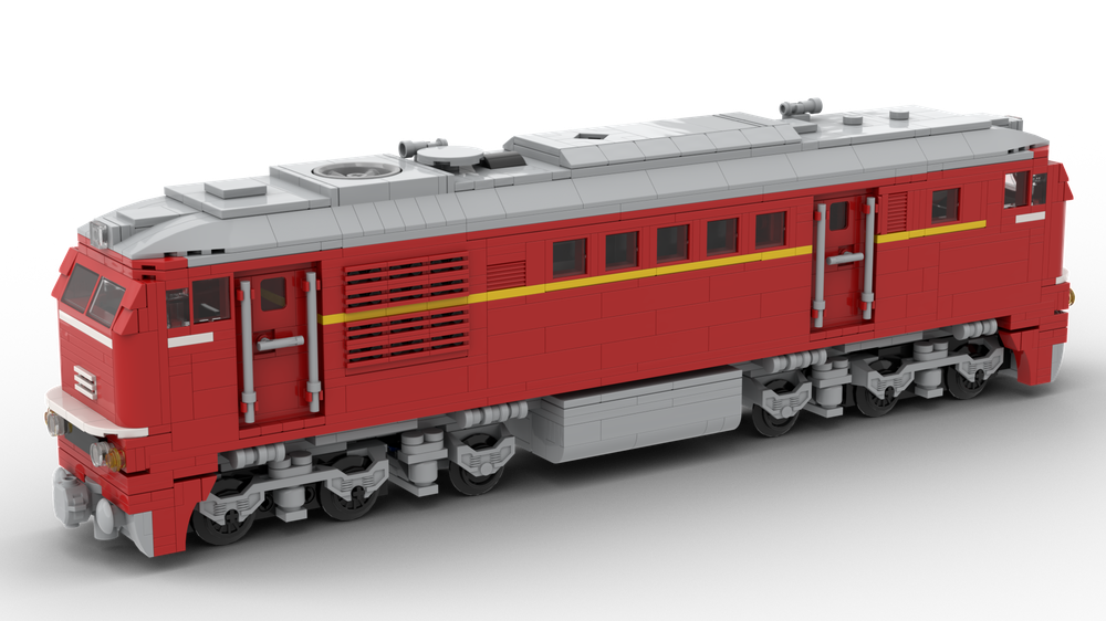 LEGO MOC Diesel locomotive - BR 120 - RC - MOC by Mimi68 | Rebrickable - Build with LEGO