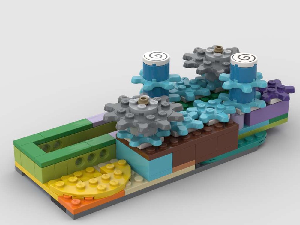 LEGO MOC 11019 Horizontal Splat Gearbox by robmg | Rebrickable - Build ...