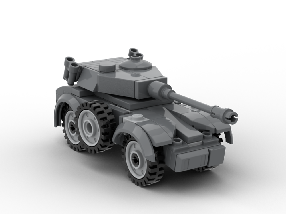 LEGO MOC Panhard AML-90 Minifig Scale (1:42) by Qwinter | Rebrickable ...
